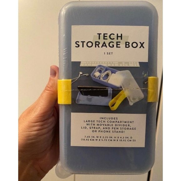 Target | Other | Tech Storage Box Blue | Poshmark